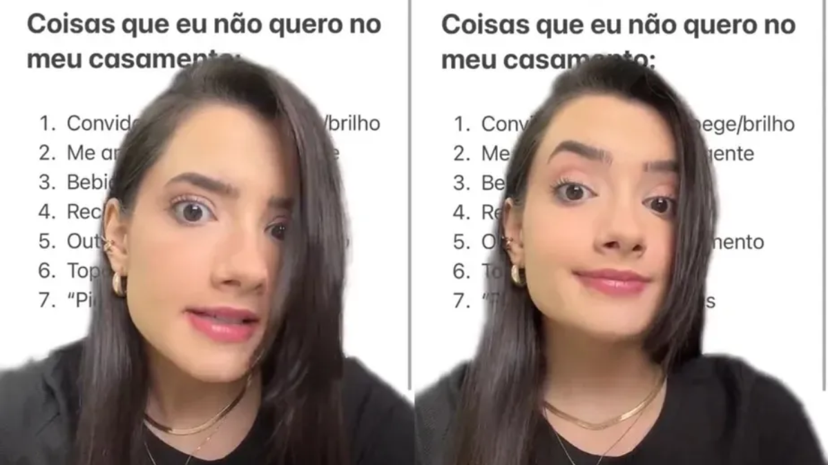 Causou polêmica: influencer proíbe piadas e álcool em seu casamento | Jornal Correio