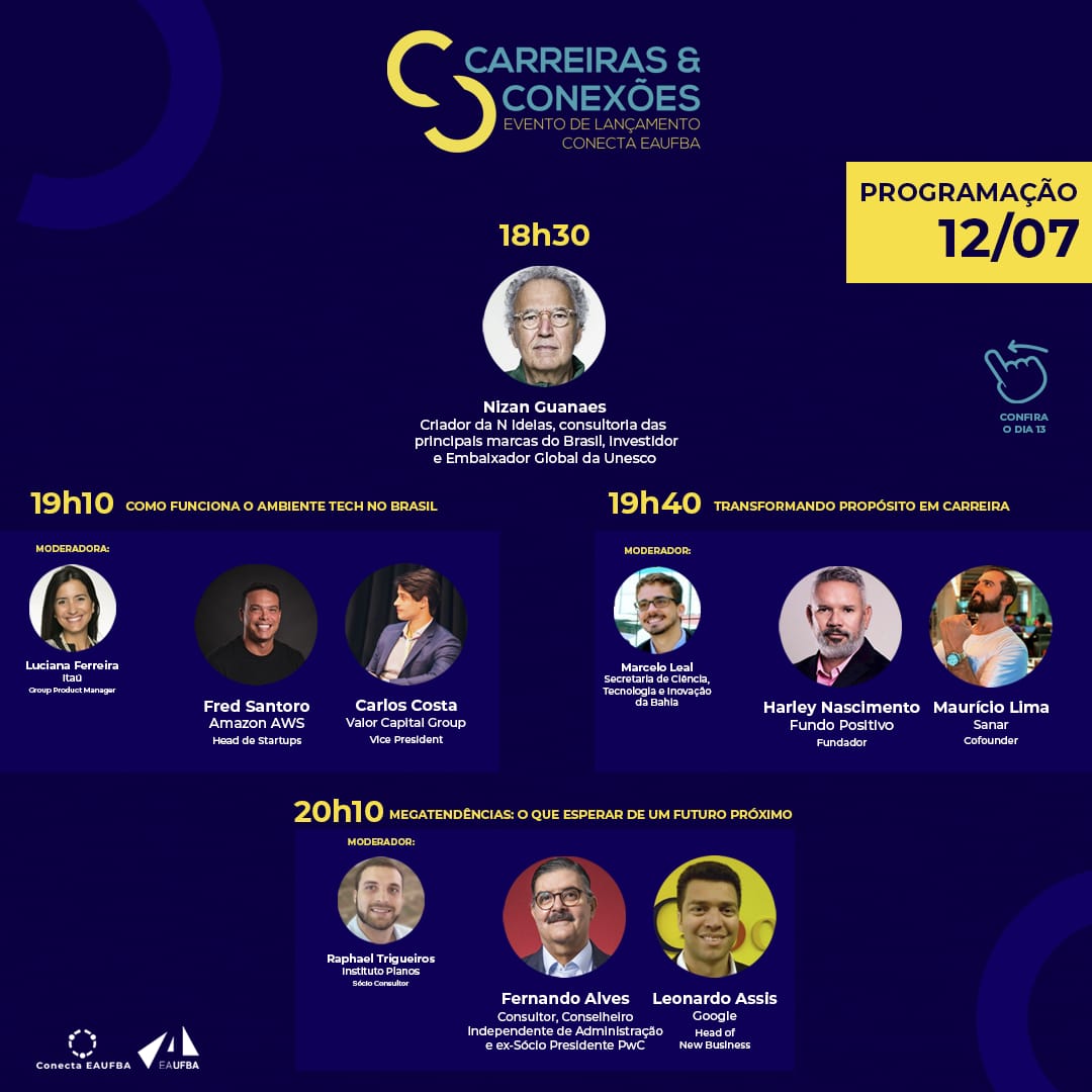 Evento Conecta EAUFBA será lançado para alunos de Administração da UFBA