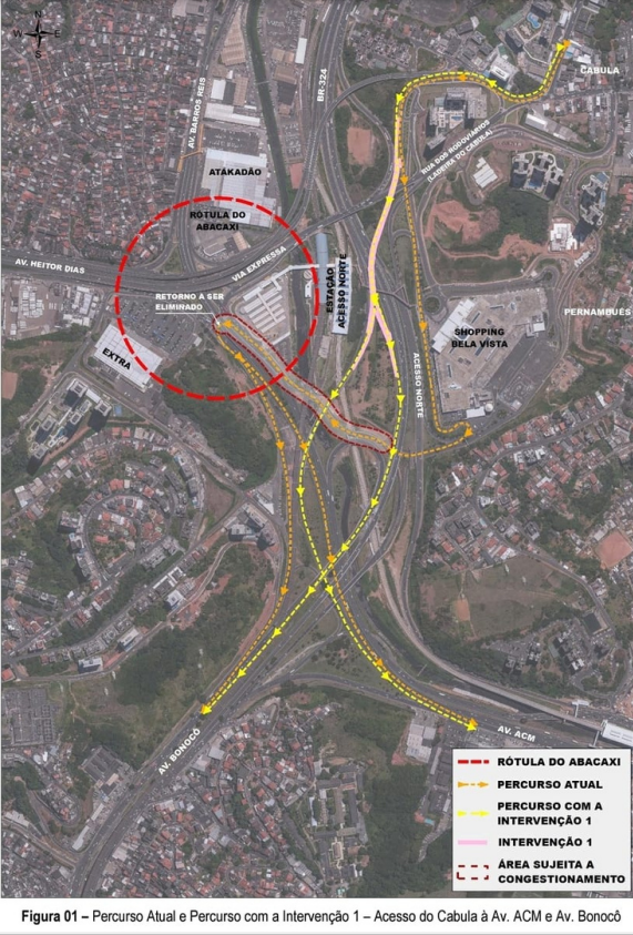 Rótula do Abacaxi terá novas intervenções viárias; confira mudanças ...