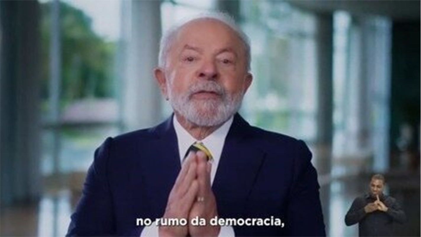 Em pronunciamento, Lula defende democracia e união do país | Jornal Correio