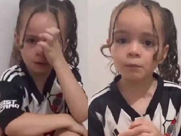 'Mini torcedora' do River viraliza com despedida para De La Cruz ...