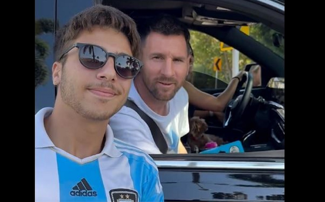 Lionel Messi faz sucesso nas ruas de Miami com carro de R$ 750 mil ...