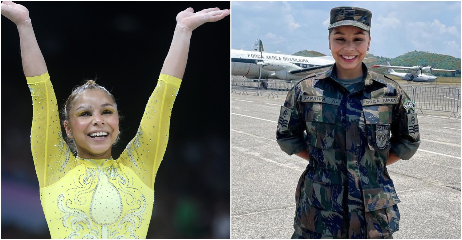 Confira o salário da ginasta Flávia Saraiva como sargento da Força ...