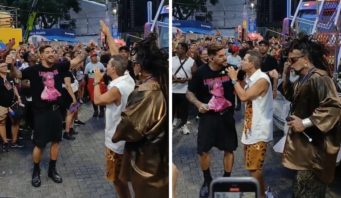 Felipe Pezzoni, do EVA, faz homenagem a Luiz Caldas e puxa hit no Campo ...