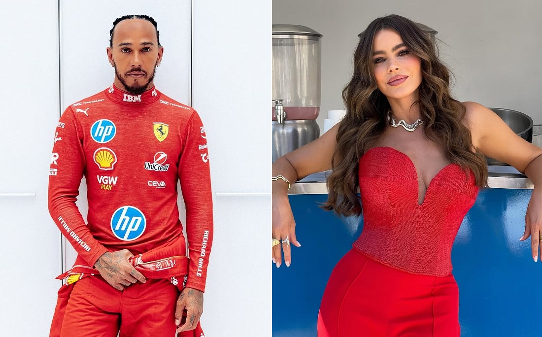 Romance entre Lewis Hamilton e Sofía Vergara acabou após piloto dar ...