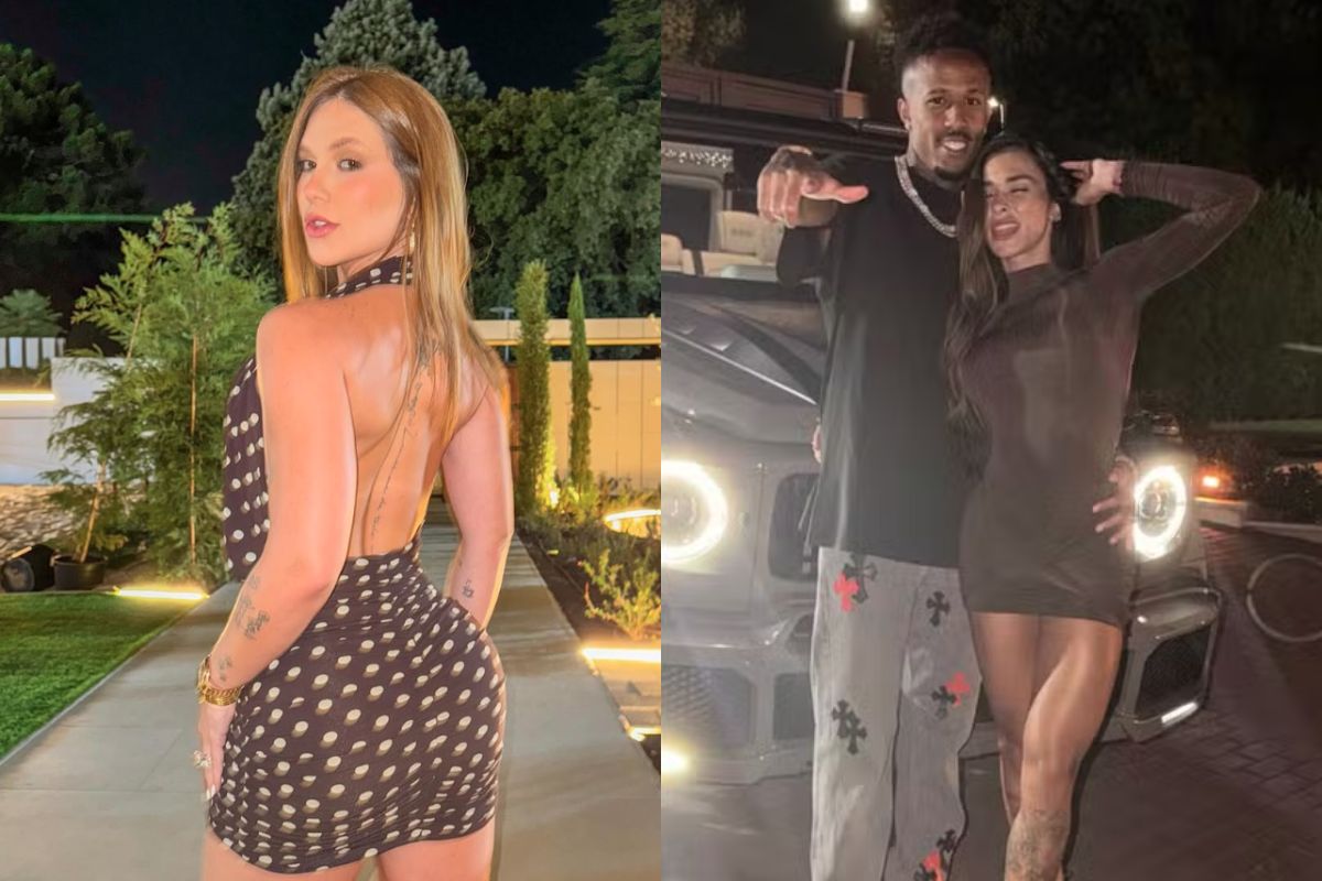 Virginia sai para jantar com Éder Militão, parceiro de Vini Jr. no Real ...