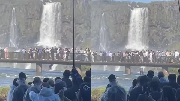 Por um celular: turista arrisca a vida nas Cataratas do Iguaçu após ...